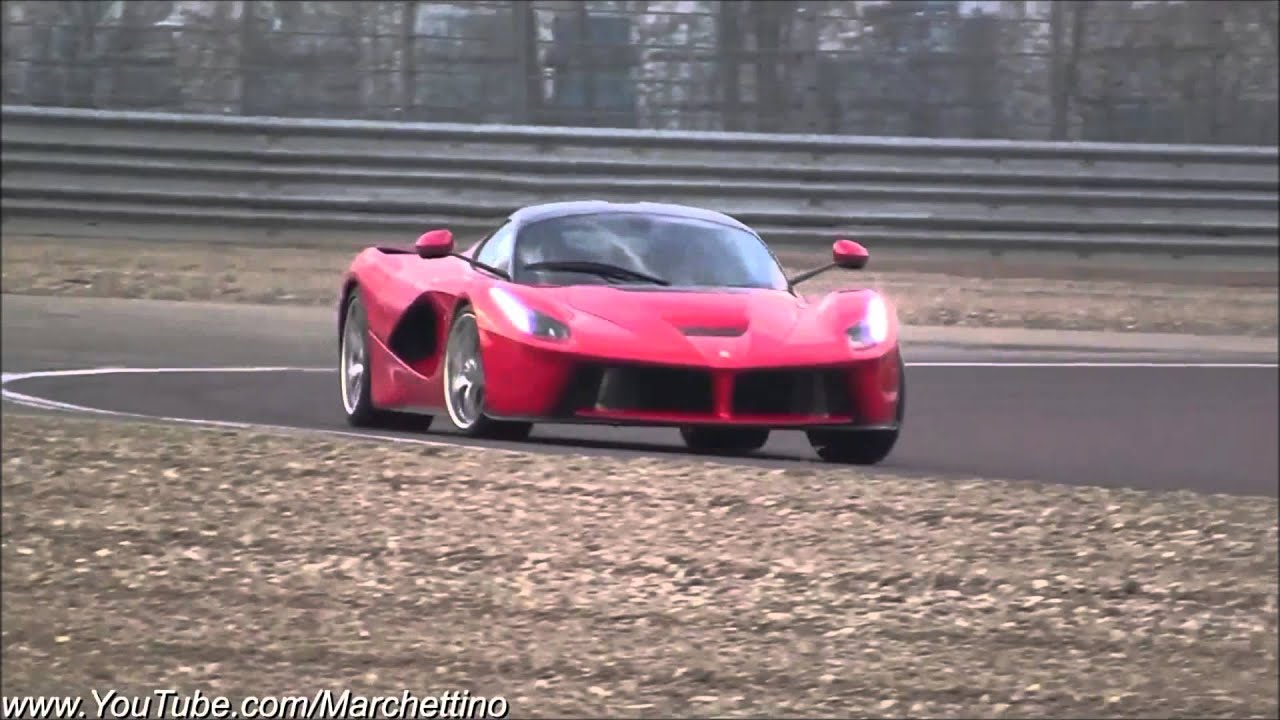 Ferrari La Ferrari crash and spin out FULL HD - YouTube