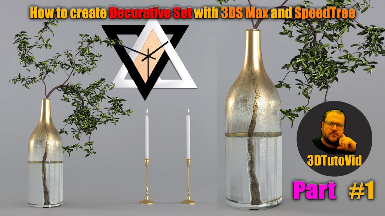 How to Create Decorative Set with 3DS Max & SpeedTree Part #1 - YouTube