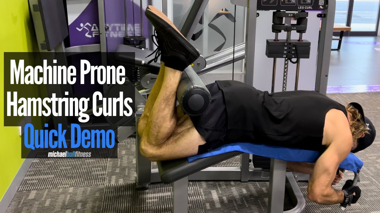 Machine Prone Hamstring Curls: Quick Demo - YouTube
