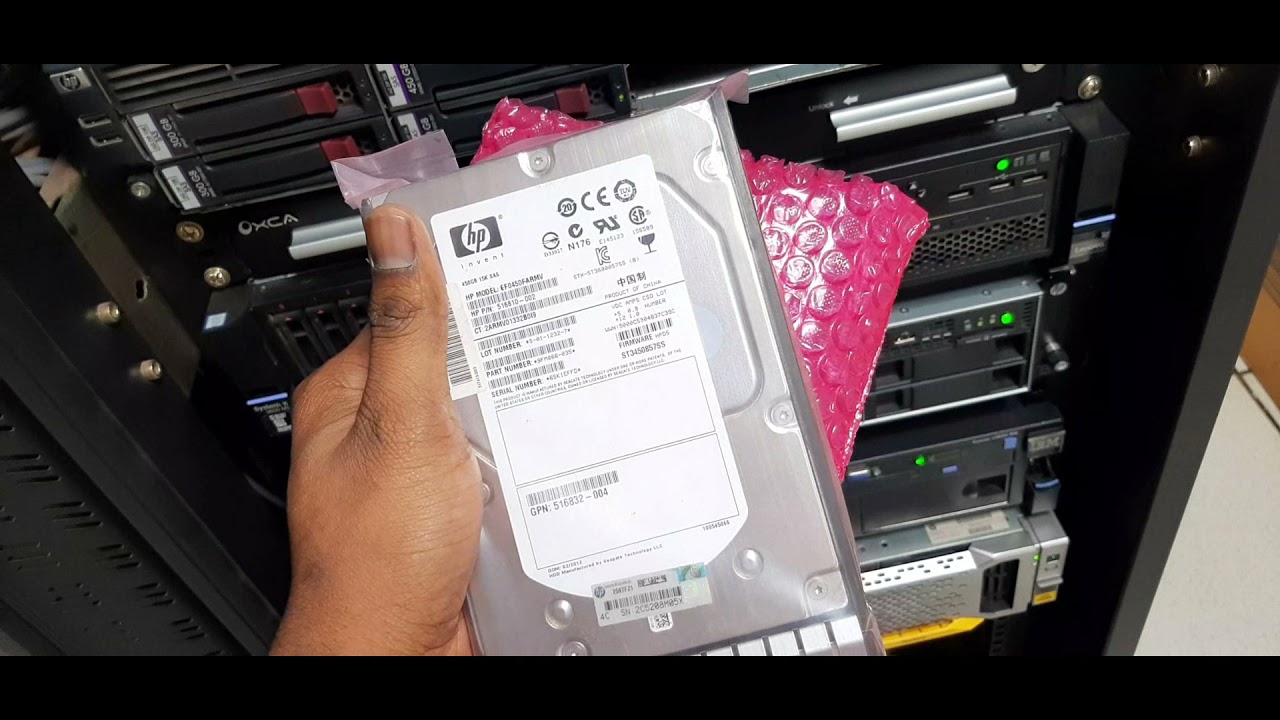 Fail HDD Replacement of Raid 5 Configured Live server - YouTube