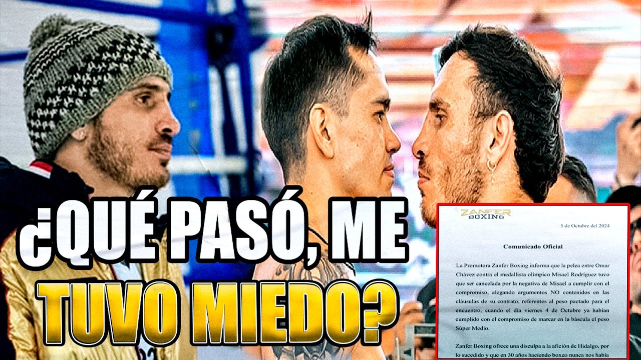 Omar Chávez habla sobre la cancelación de su pelea contra Misael ...