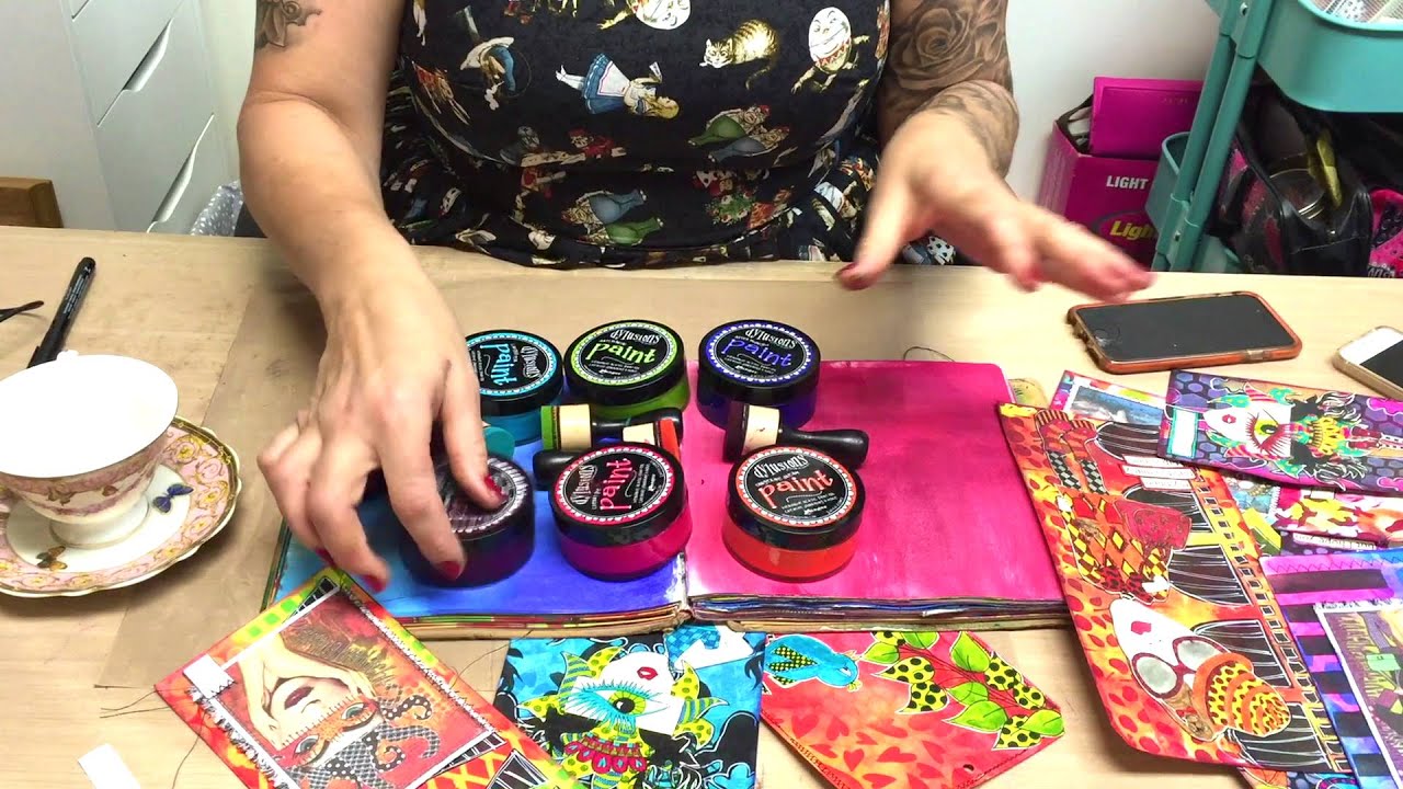 Dylusions 2016 Paints Introduction - YouTube