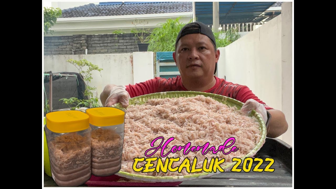CARA MEMBUAT HOMEMADE CENCALUK DARI UDANG GERAGAU (BUBOK) - YouTube