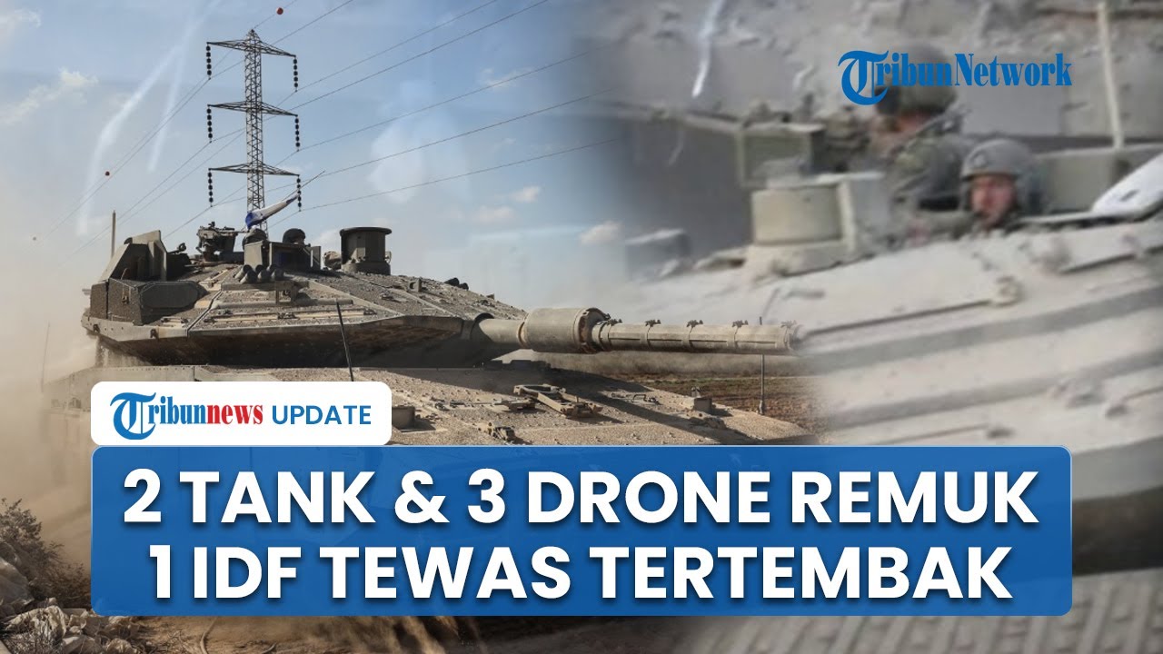 2 Tank Merkava Terbelah dan Seorang Tentara Israel Tertembak Sniper ...