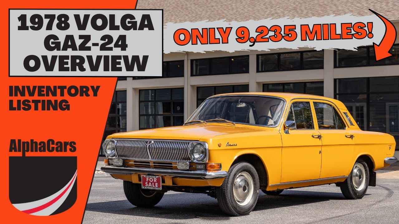 The 1978 Volga GAZ-24: All About the Soviet Elite's Dream Car - YouTube
