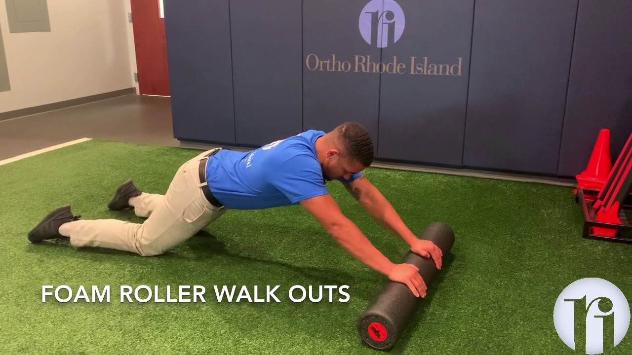 Foam Roller Walk Outs - YouTube