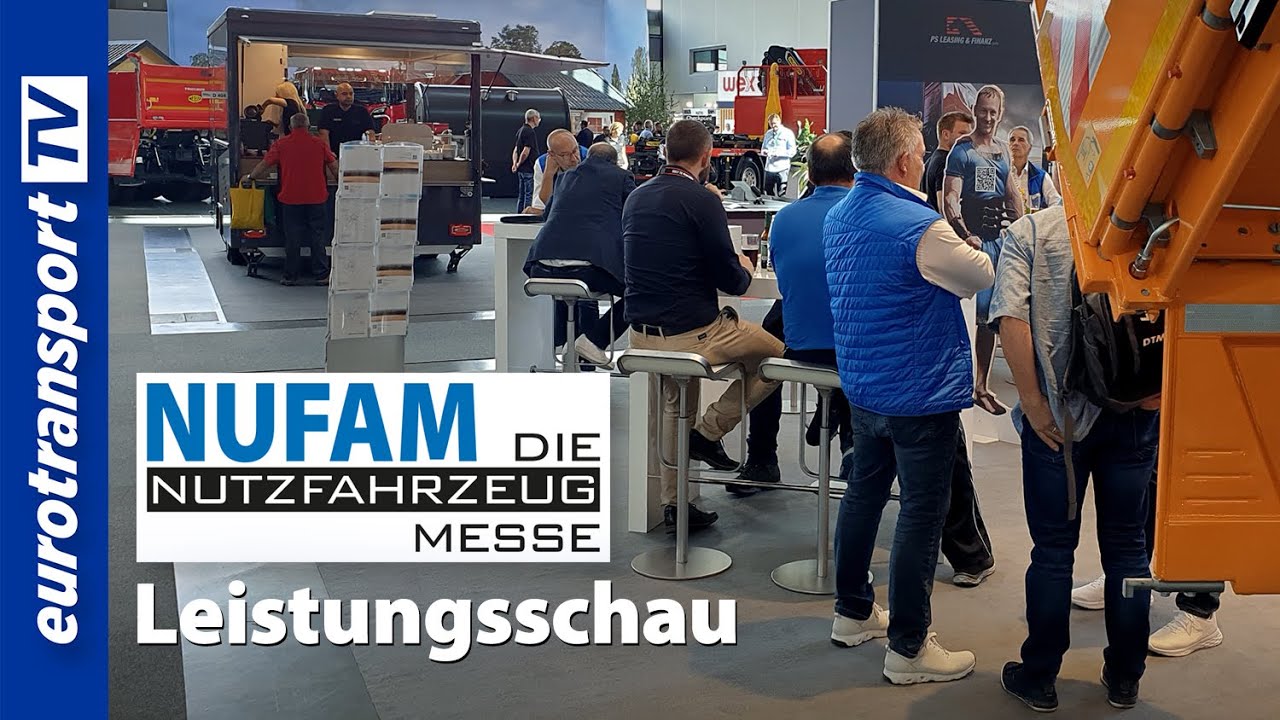 Gegenwart und Zukunft auf der Nutzfahrzeugmesse NUFAM 2023 - YouTube