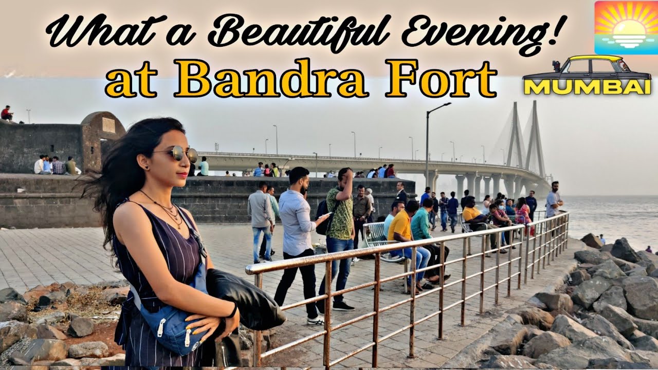What a beautiful Evening at Bandra Fort!🤗🌅।Bandra worli sea link।Mumbai ...