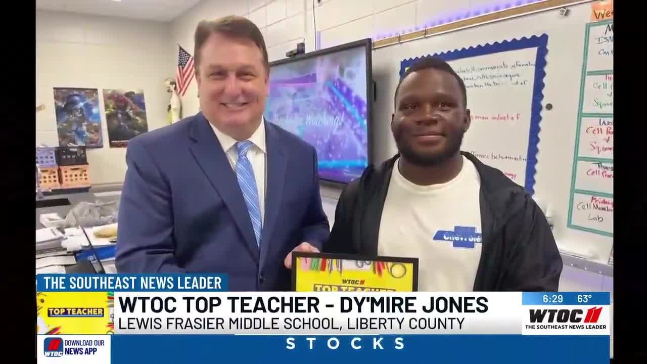 WTOC Top Teacher: Dr. Dy’mire Jones - YouTube