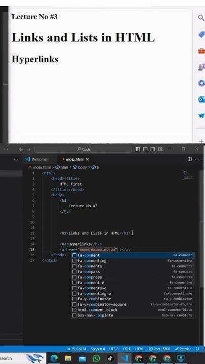 Links And Lists In Html A Beginner S Guide Codingtutorial Tech Frontenddevelopment Youtube