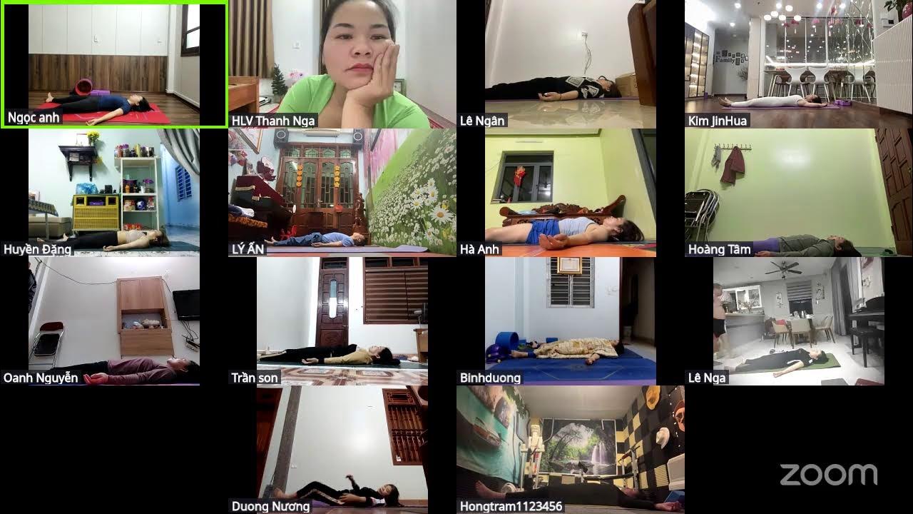 Yoga Trực Tuyến |5h00 Ngày 24/01/2025| Yoga Trị Liệu Chăm Sóc Cột Sống | HLV Thanh Nga - YouTube