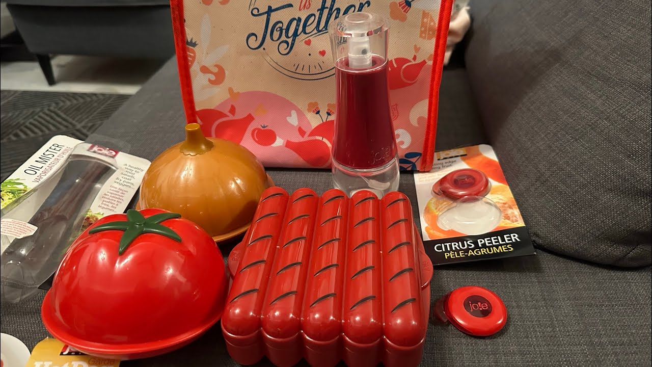 Joie Kitchen stuff! Oil Mist!hot dog pod!onion pod! Tomato pod! Citrus ...