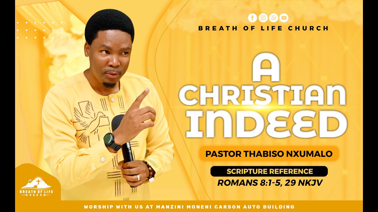 A CHRISTIAN INDEED || PASTOR THABISO NXUMALO - YouTube