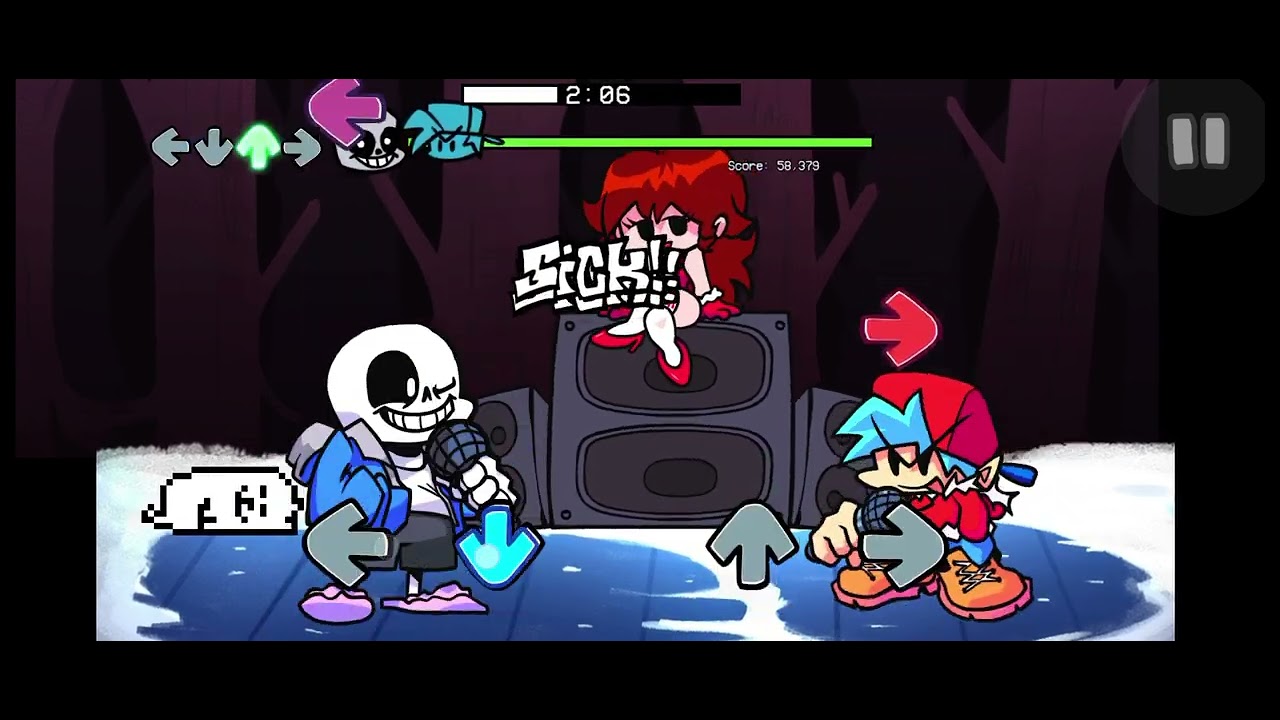 Bones and notes mod fnf - YouTube