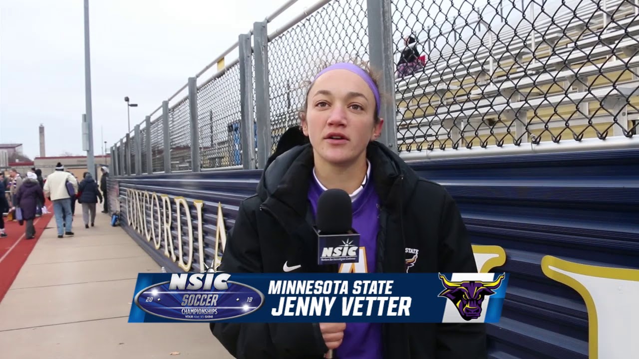 2019 Minnesota State Jenny Vetter after MVP Honors at NSIC Tournament ...