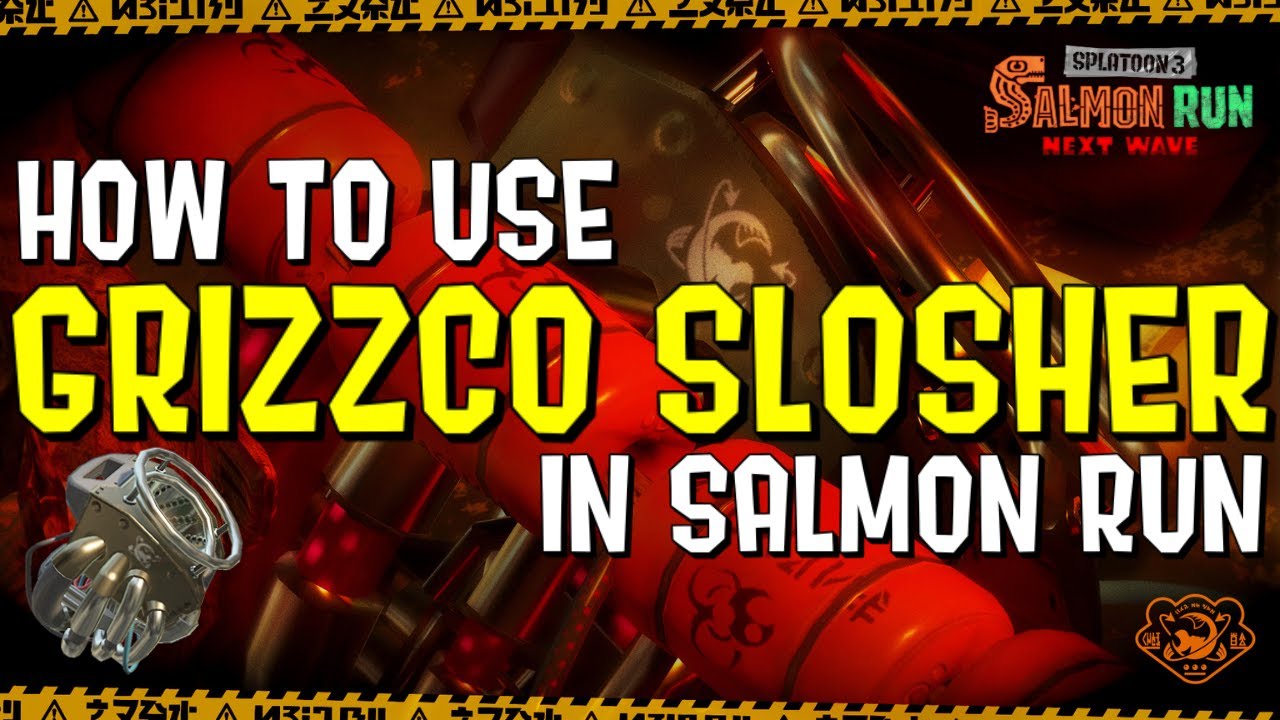 Weapon Guide: Grizzco Slosher in Salmon Run (Splatoon 3) - YouTube