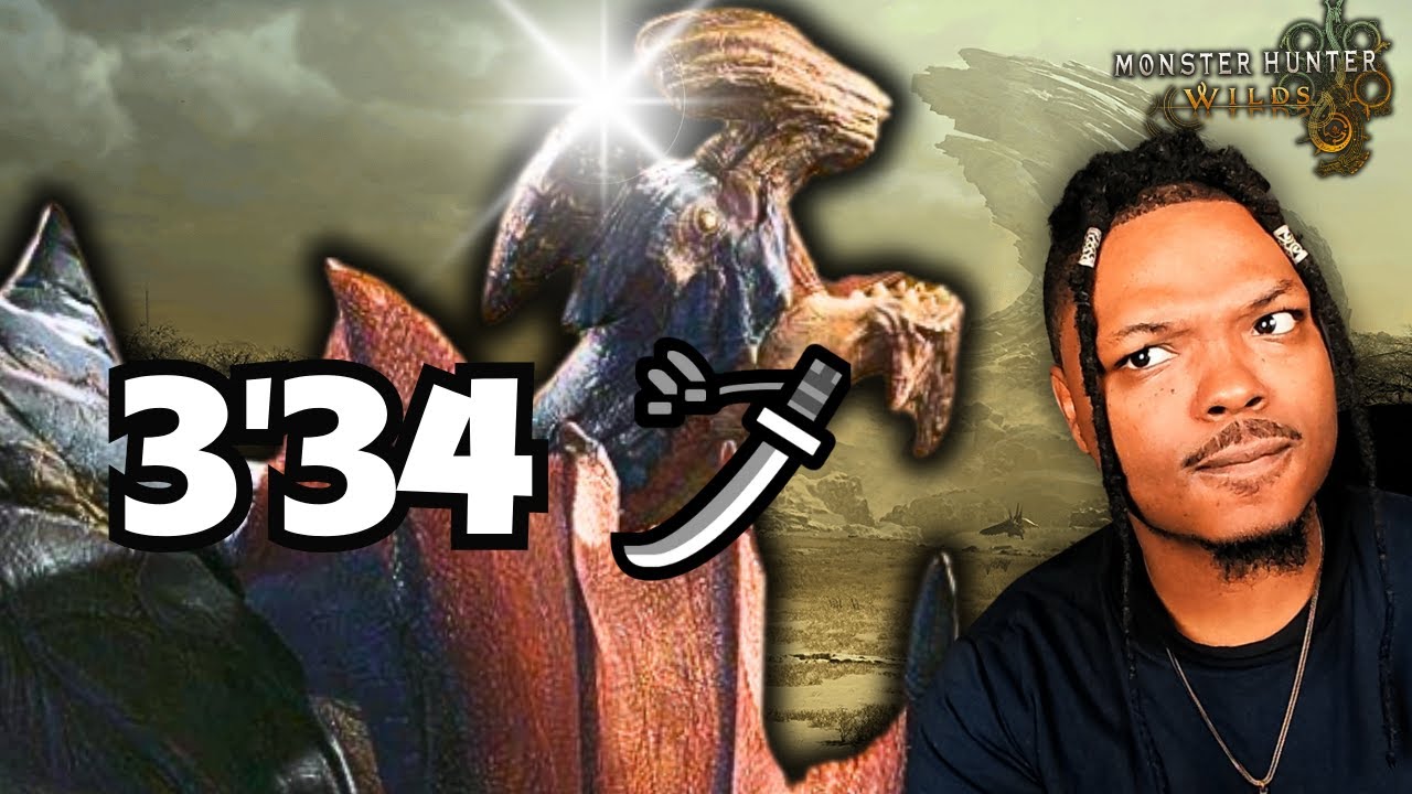 MH WILDS OBT 3'34 Gypceros Longsword Speedrun (No Rocks) - YouTube