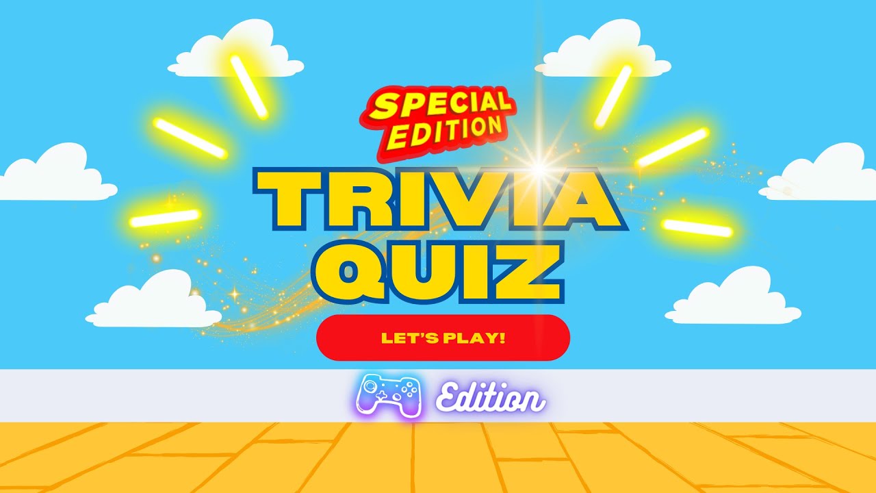 TRIVIA QUIZ GAMERS EDITION | PRO GAMERS QUIZ!!! (SPECIAL EDITION) - YouTube