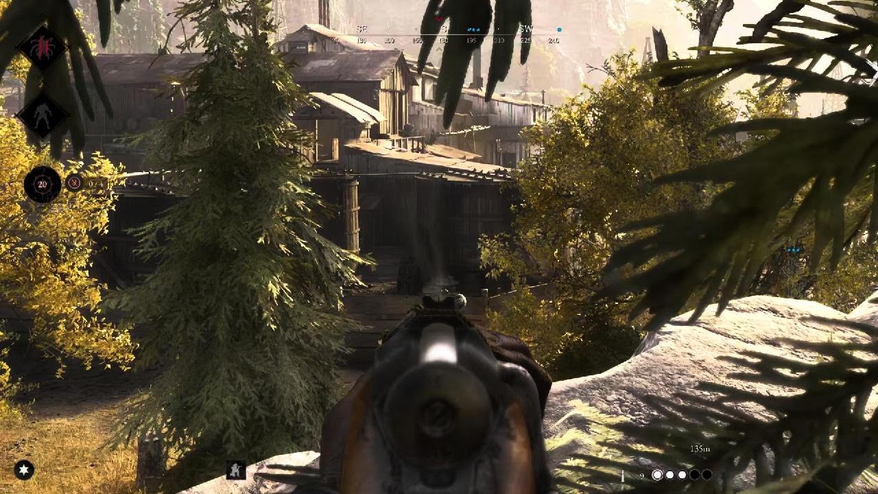 HUNT: SHOWDOWN 1896 peeping through the trees - YouTube