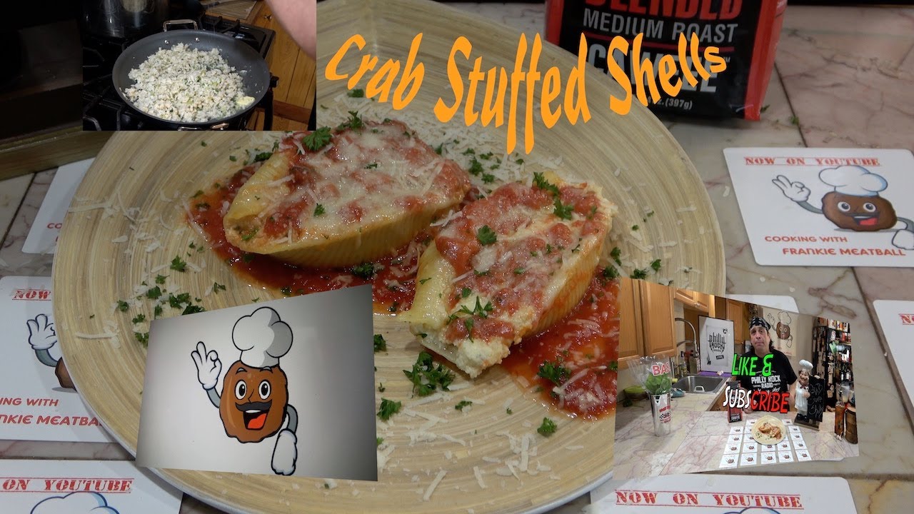 How To Make Stuffed Shells & Crab Stuffed Shells - YouTube