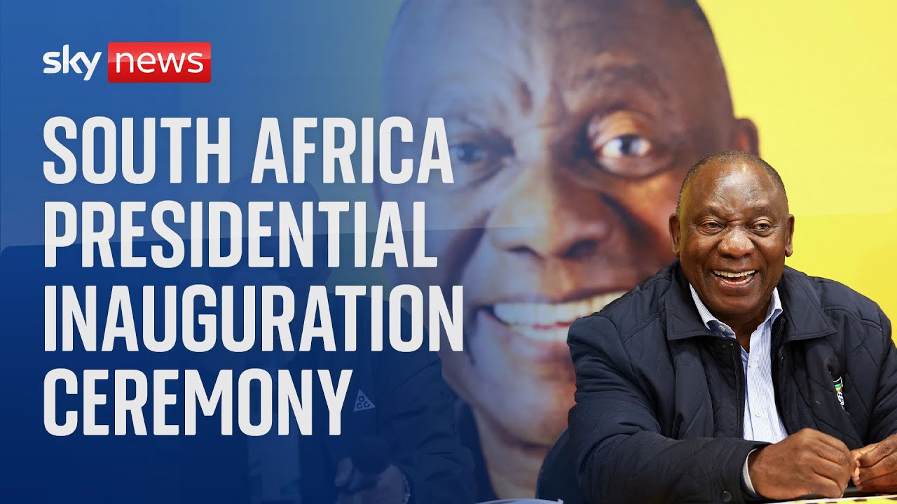 South Africa holds presidential inauguration ceremony for Cyril ...