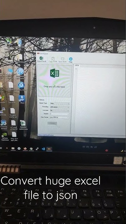 Convert A Huge Excel File To Json Format One Click Technology Programming Trick Youtube