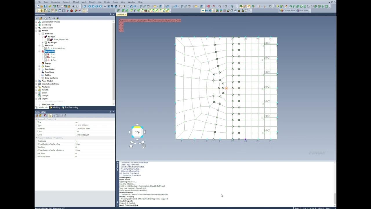 Defining coincident node gap elements in Femap - YouTube