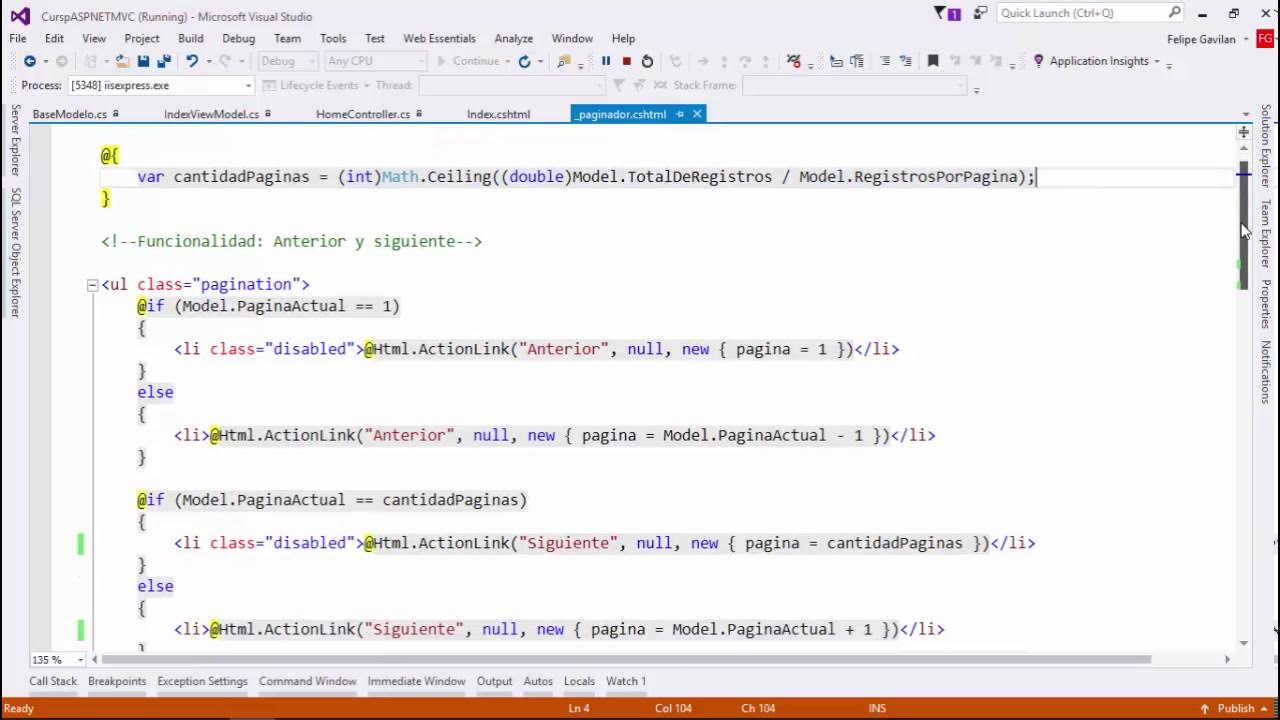 Paginando en ASP NET MVC | Entity Framework 6 | Programando en ASP.NET MVC 5 - YouTube