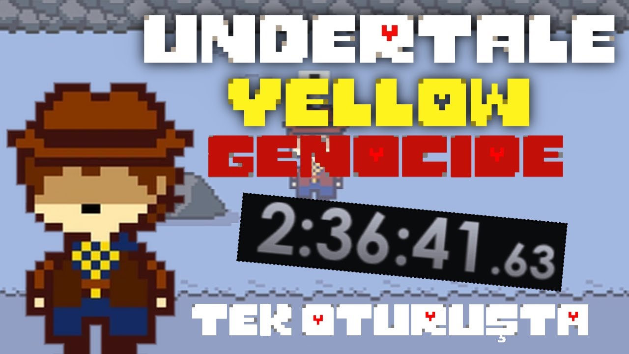 Undertale Yellow Genocide'ı Tek Oturuşta BİTİRDİM? - YouTube