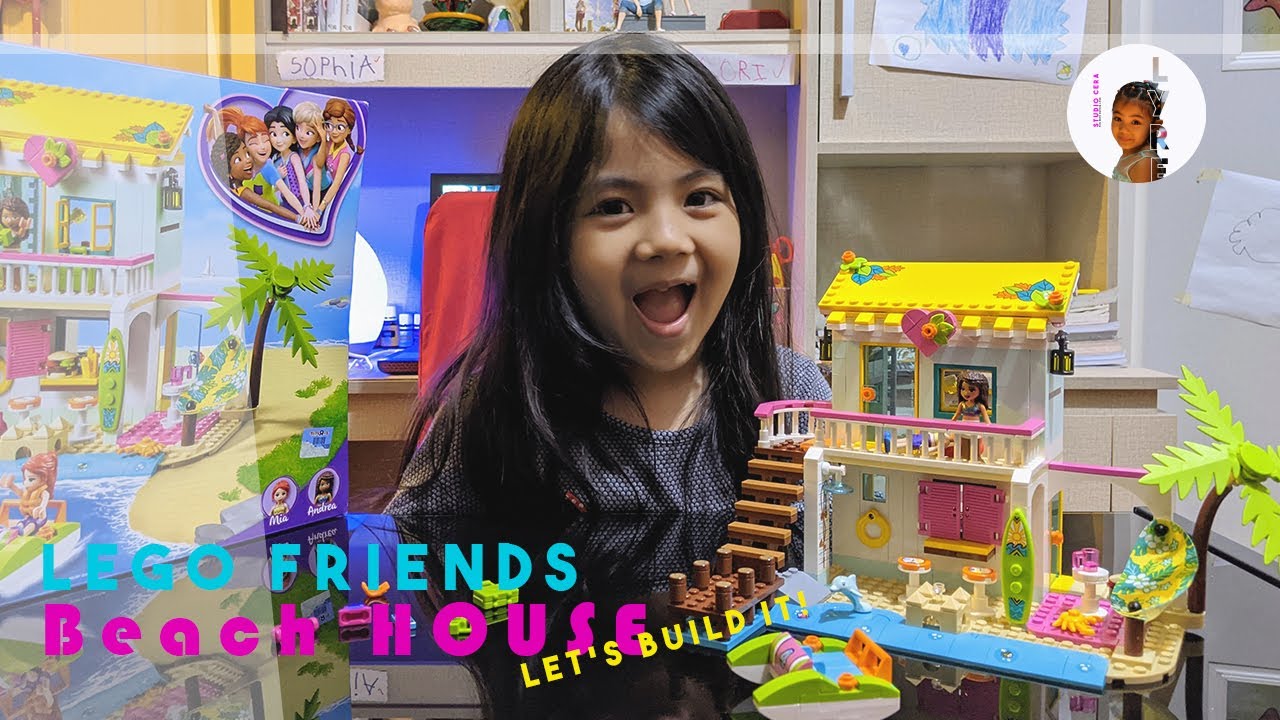 STUDIO CERA - Fun with Sophia Lyre - Building Lego Friends Beach House ...