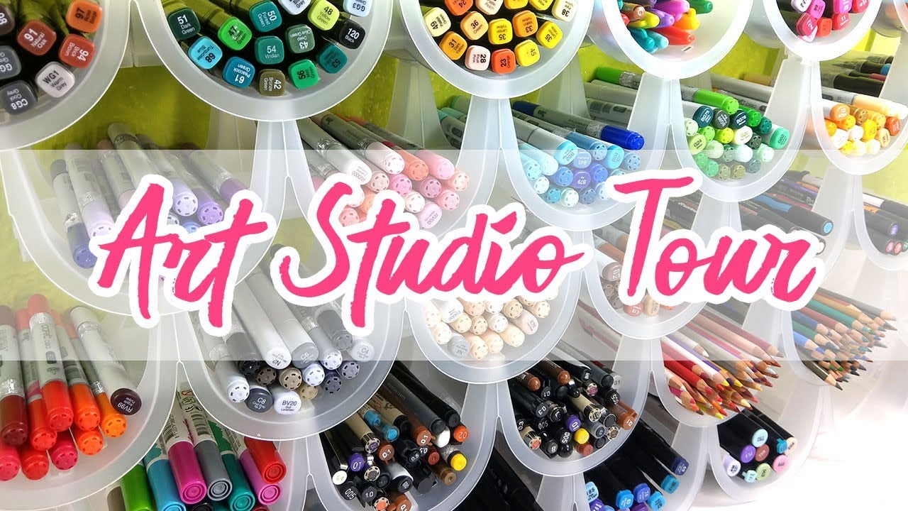 New ART STUDIO | Before and After | Room Tour - YouTube