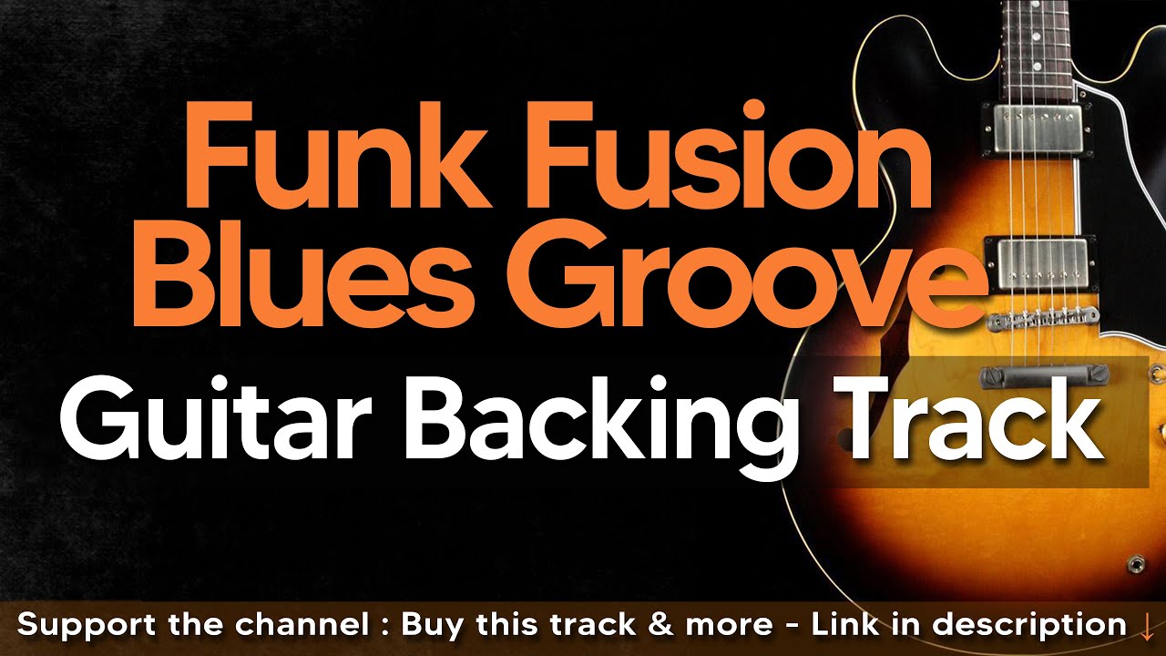 Funk Fusion Blues Groove Guitar Backing Track Jam in C - YouTube