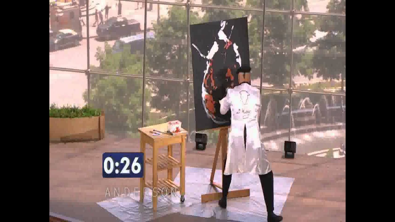 'Speed Painter' Takes Stage in 'Anderson's Viewers Got Talent' - YouTube