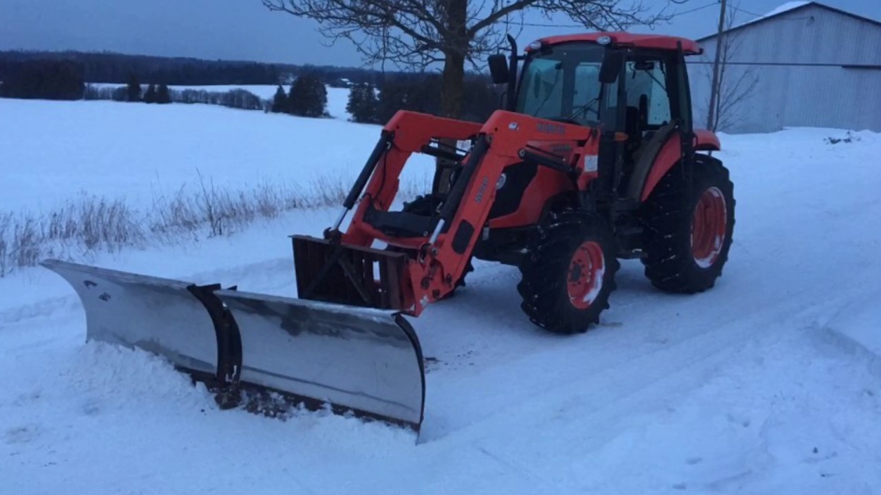 Custom snow plow. - YouTube