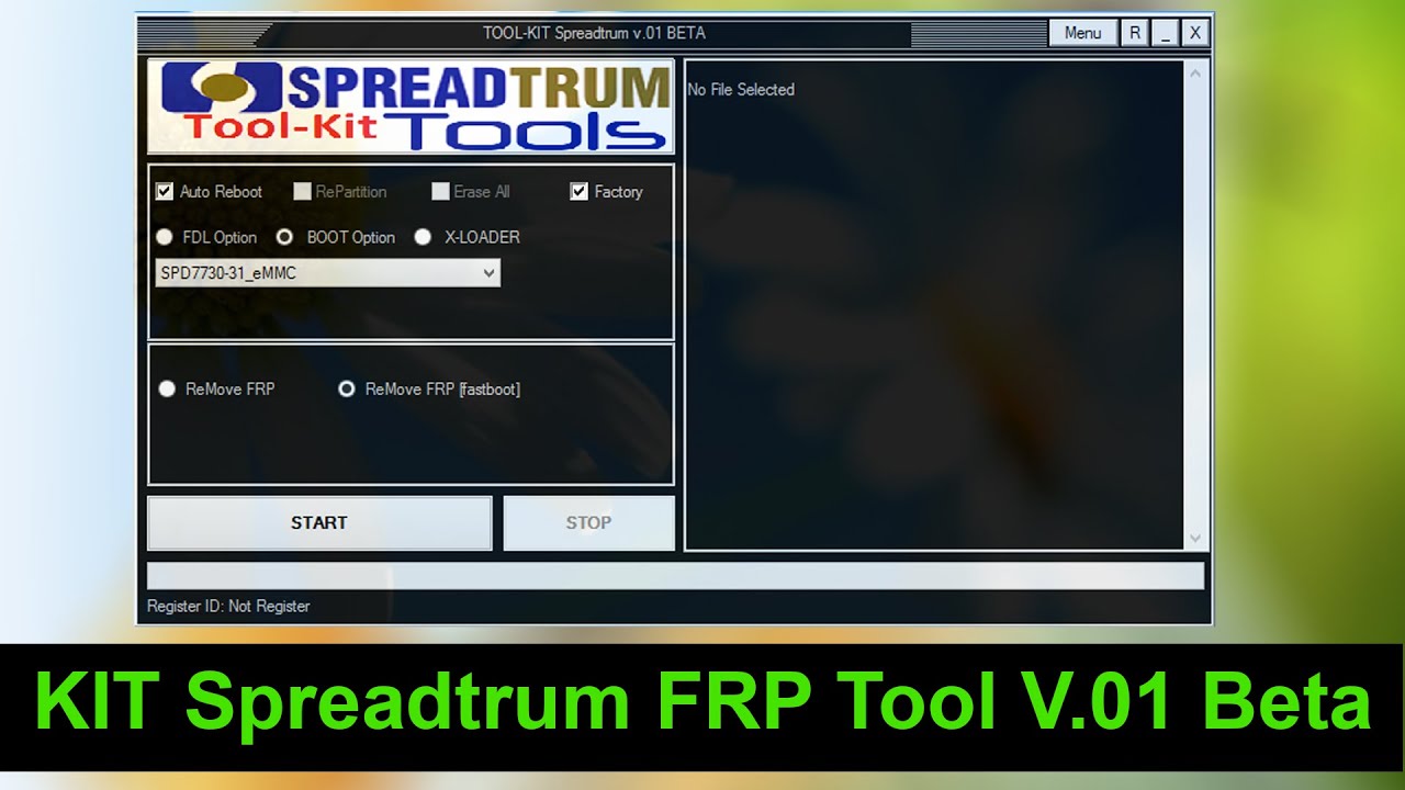 KIT Spreadtrum FRP Tool V.01 Beta। FRP Remove। Erase Firmware, - YouTube