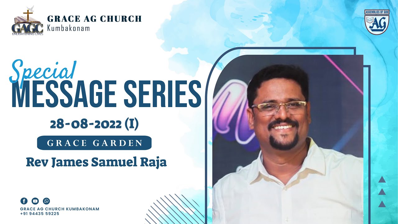 Special Message Series | Rev James Samuel Raja | EP4 | 28-08-2022 ...