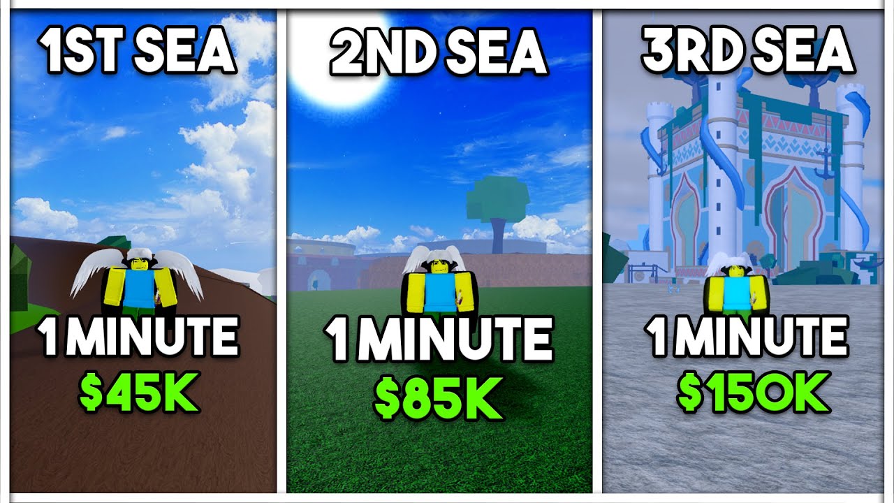 The Fastest Way To Get Money In All Seas! (Blox Fruits) - YouTube