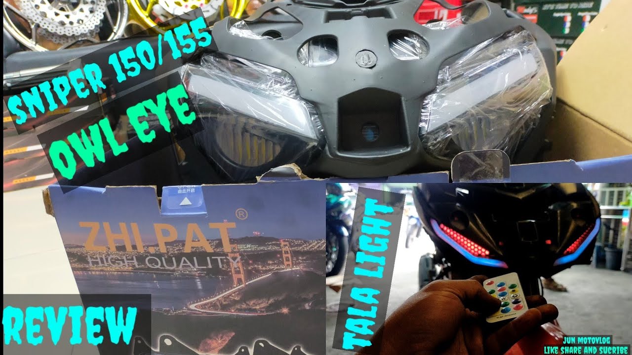 mga klase ng owl eye para sa sniper 150/155 - YouTube