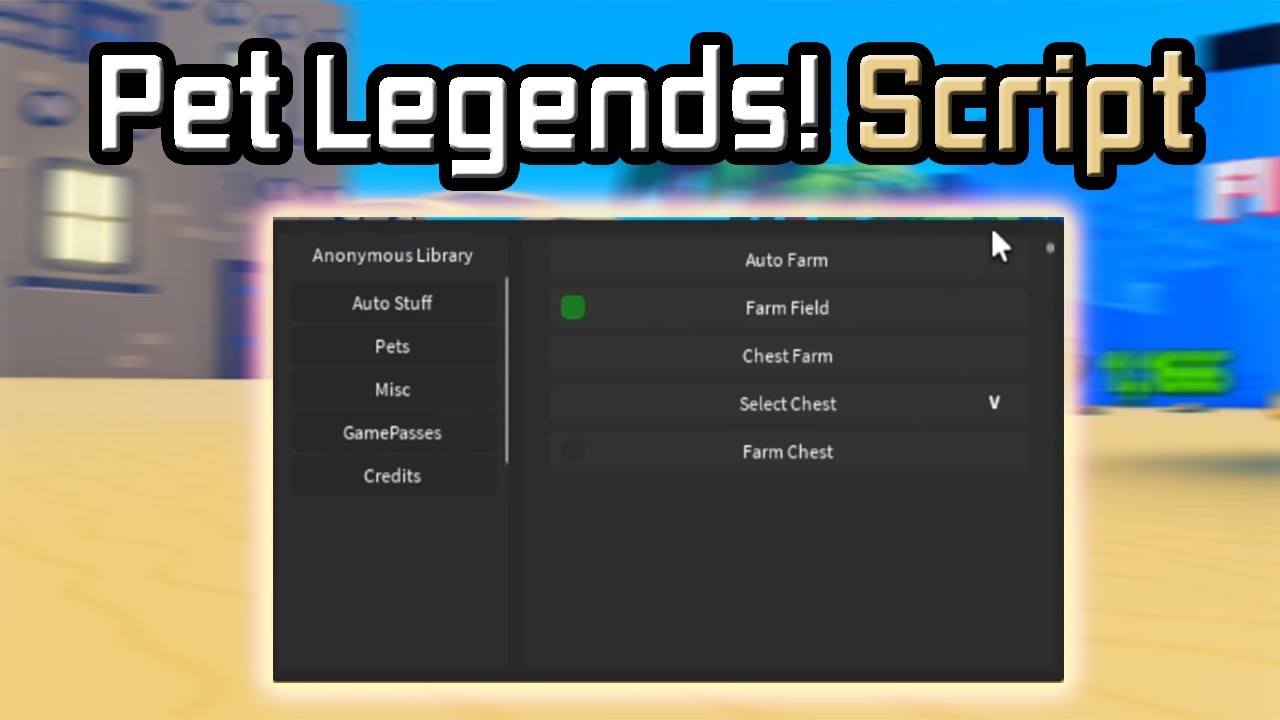 Pet Legends! Script (pastebin) - Autofarm, AutoHatch, FreeGamepass ...
