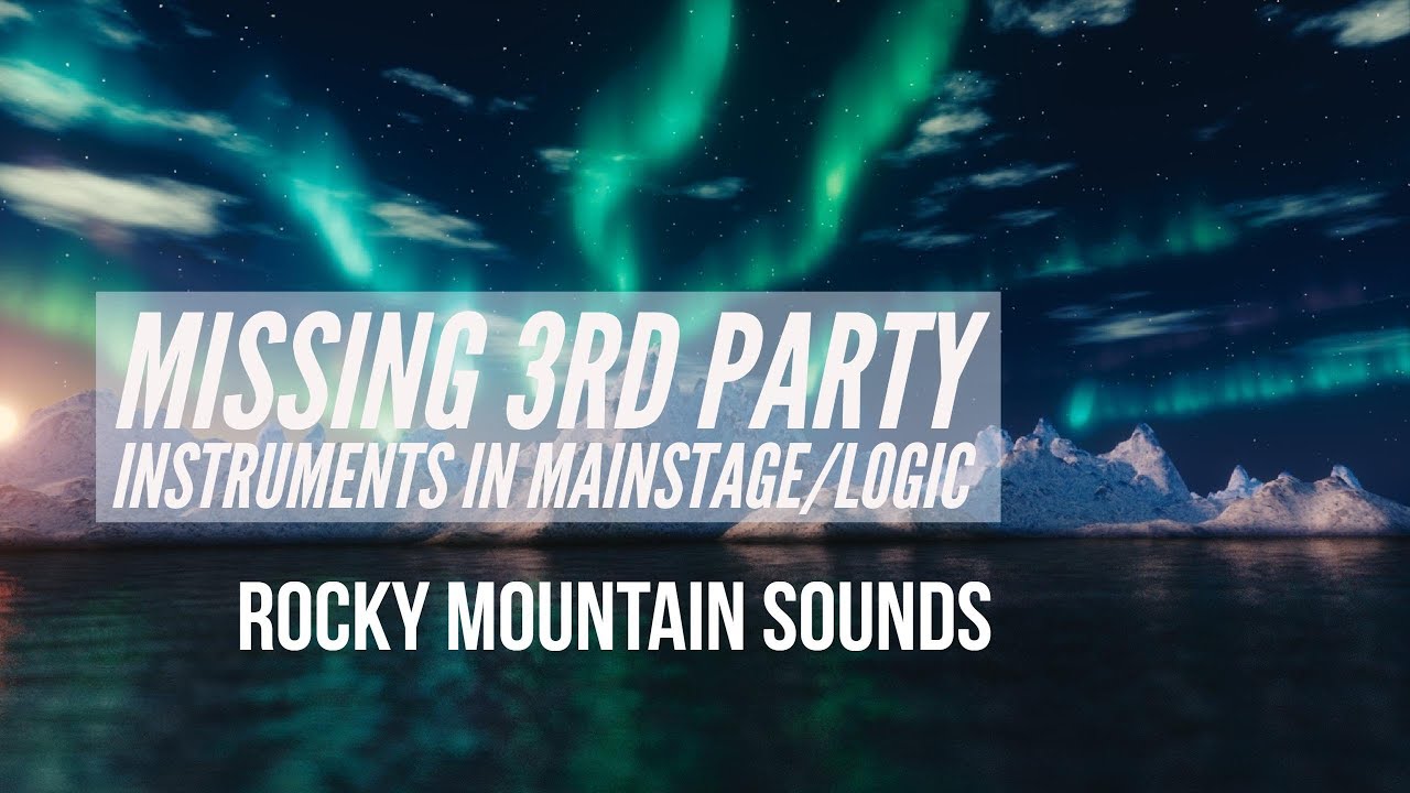 Missing 3rd Party Instruments/Plugins in MainStage or Logic - YouTube