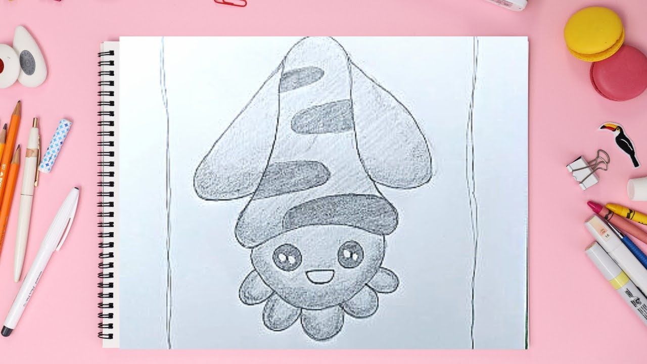 How to Draw a Cute Squid - YouTube