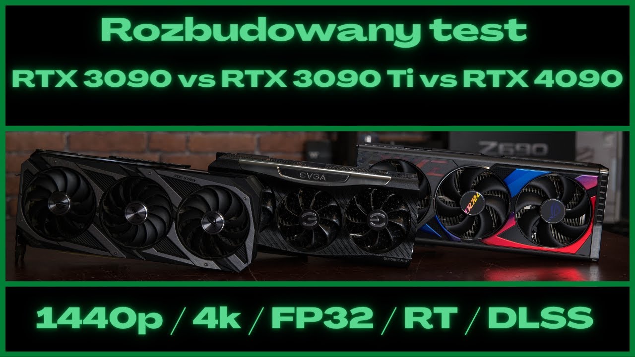 Obszerny test RTX 4090 vs RTX 3090 Ti vs RTX 3090 | 1440p | 4K | FP32 ...