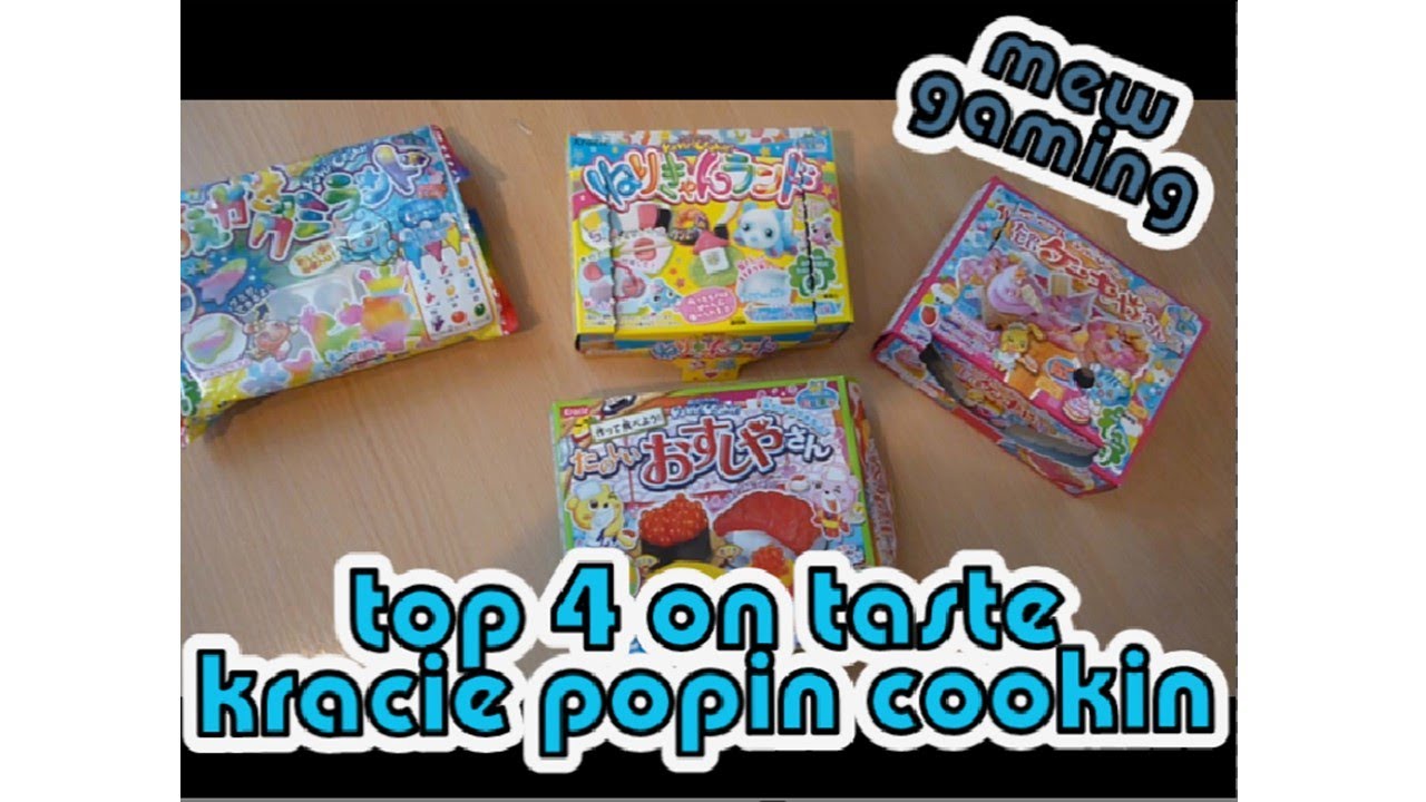 kracie popin cookin review of all 4, best tasting - YouTube