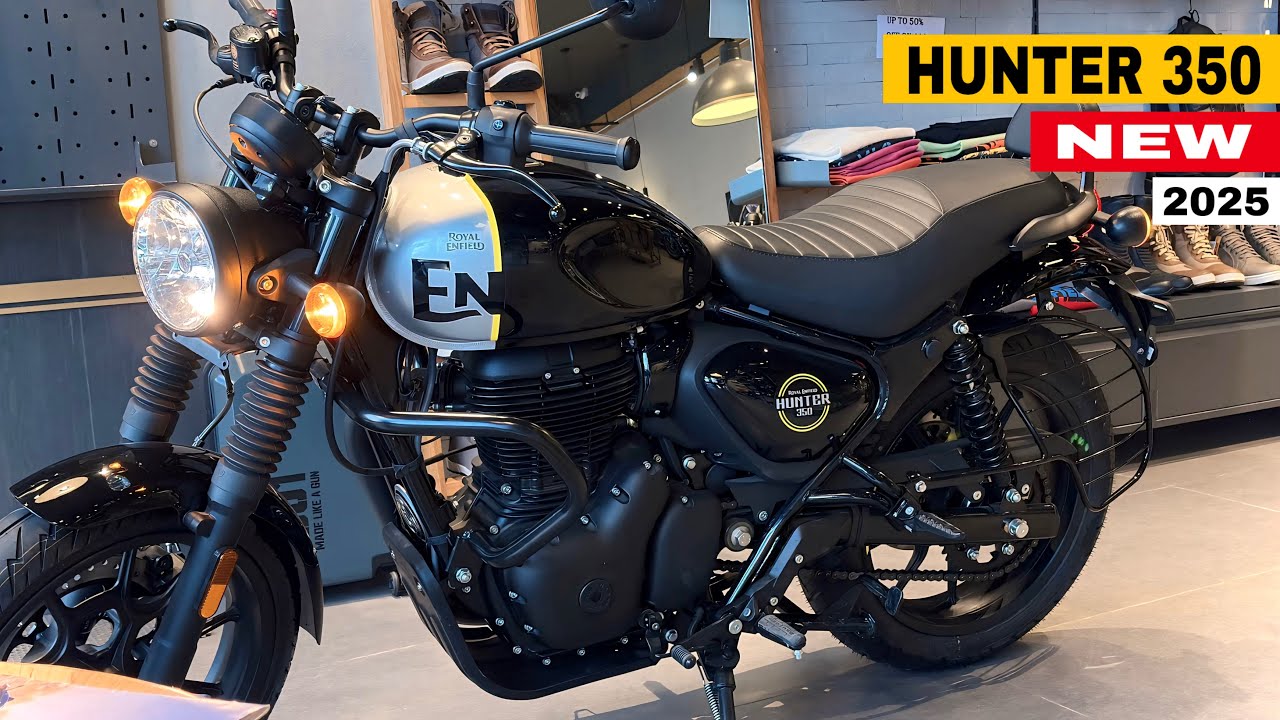 New Royal Enfield Hunter 350 Model Bs7 Price,Features & Mileage 2025 ...