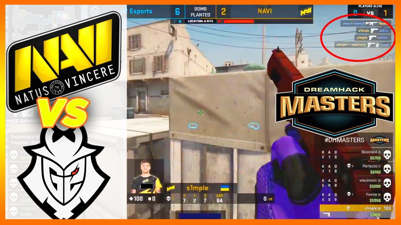 THRILLER! NaVi vs G2 HIGHLIGHTS - DreamHack Masters CSGO - YouTube