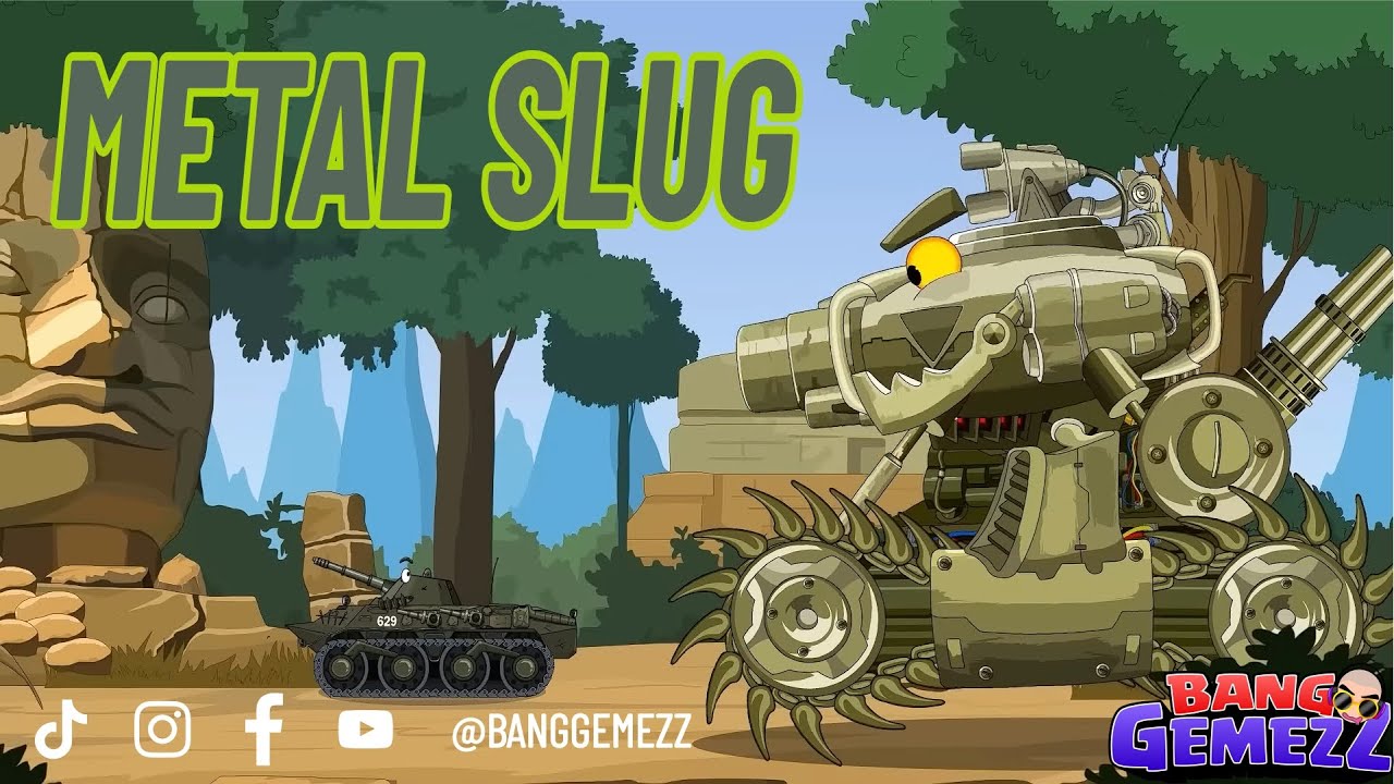 PERTEMPURAN METAL SLUG KARTUN TANK ANAK ARENA WARZONE ANIMASI ANIME ...