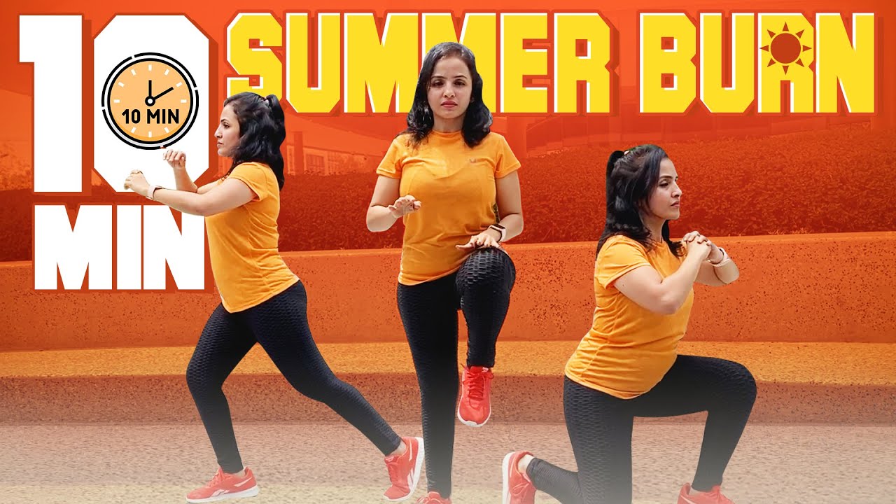 10 mins Summer Burn | G-FIT by Geetz | GeethuPrasobh - YouTube