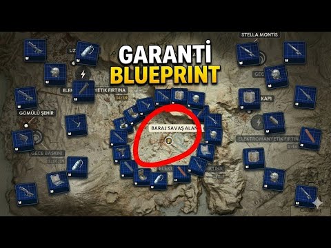 Baraj savaş alanı, olası blueprint konumları | Arc Raiders