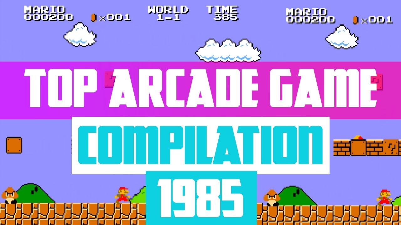 THE BEST ARCADE GAMES COMPILATION OF 1985 🕹️ - YouTube