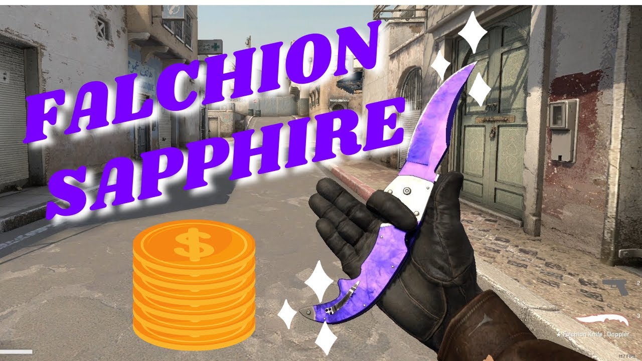 CS:GO - ★ Falchion Knife | Doppler (Sapphire) MW + Rare Animation - YouTube
